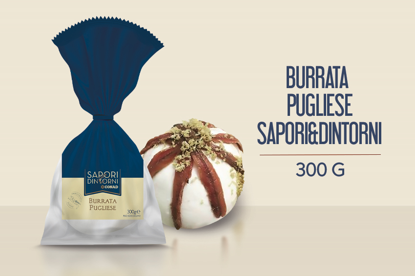 Burrata pugliese Sapori e Dintorni - Gustour Conad