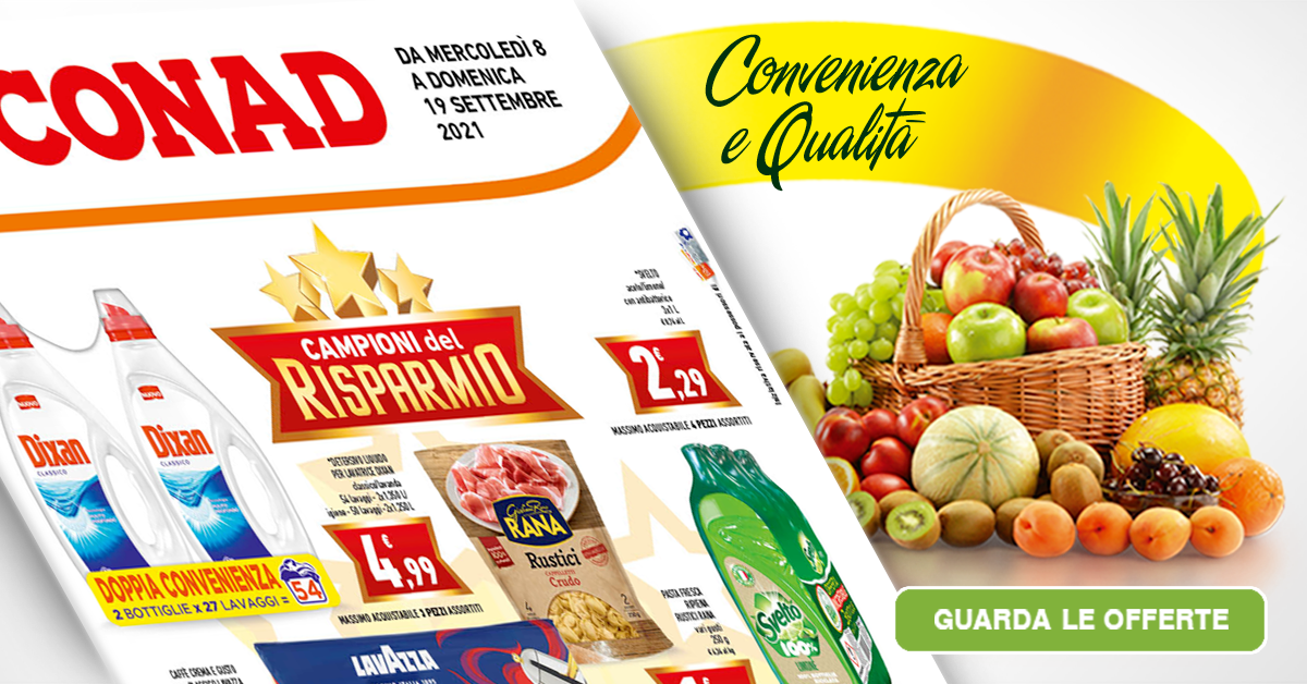Volantino Conad - Promozioni e offerte - Gustour Conad