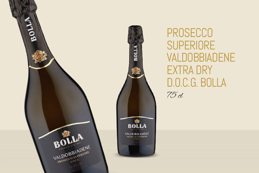 Prosecco Superiore Valdobbiadene extra dry D.O.C.G. Bolla - Gustour Conad