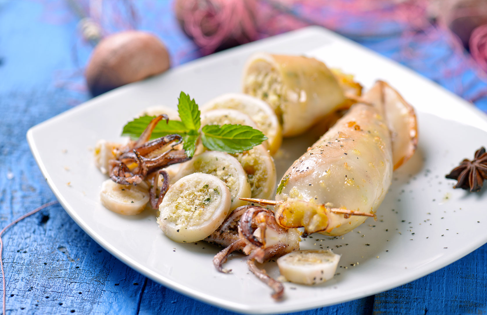 Calamari ripieni - Gustour Conad